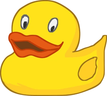 Rubber Duck Outline