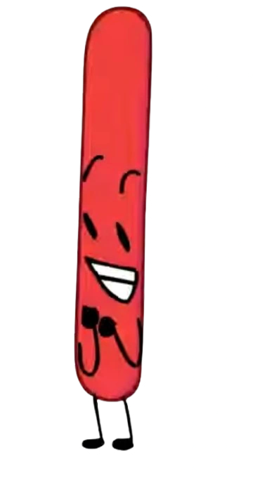 Red Popsicle Stick | The 100 Character Object Show Wiki | Fandom