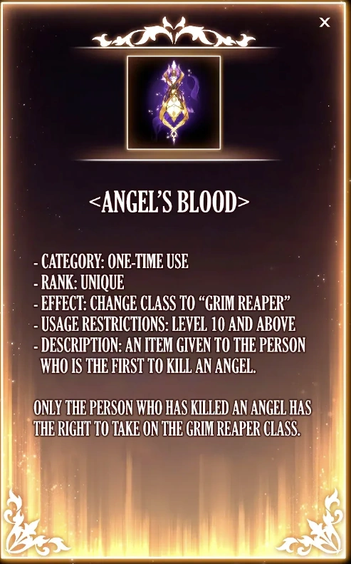 Angel’s Blood | The 100th Regression of the Max-Level Player Wiki | Fandom