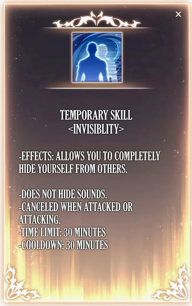 Invisibility | The 100th Regression of the Max-Level Player Wiki | Fandom