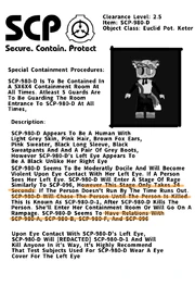 SCP-980-D | The 1KingSCP Foundation Wiki | Fandom