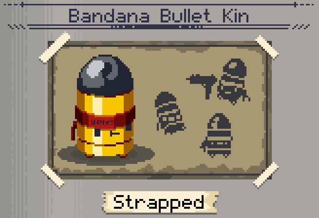 Bandana Bullet Kin | The Advanced Ammonomicon Wiki | Fandom