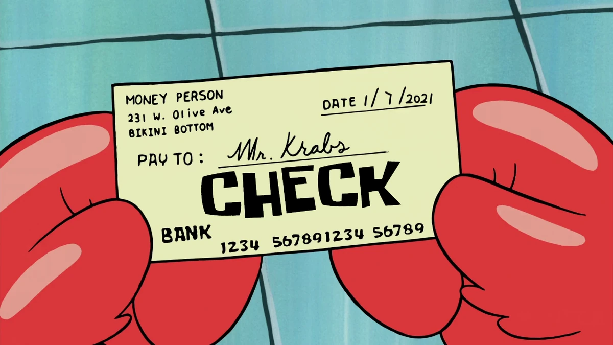 Check | The Adventure of SpongeBob SquarePants Wiki | Fandom