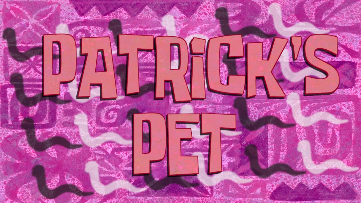 Patrick's Pet | The Adventure of SpongeBob SquarePants Wiki | Fandom
