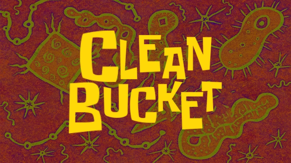 Clean Bucket | The Adventure of SpongeBob SquarePants Wiki | Fandom