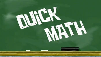 Quick Math | The Adventure of SpongeBob SquarePants Wiki | Fandom