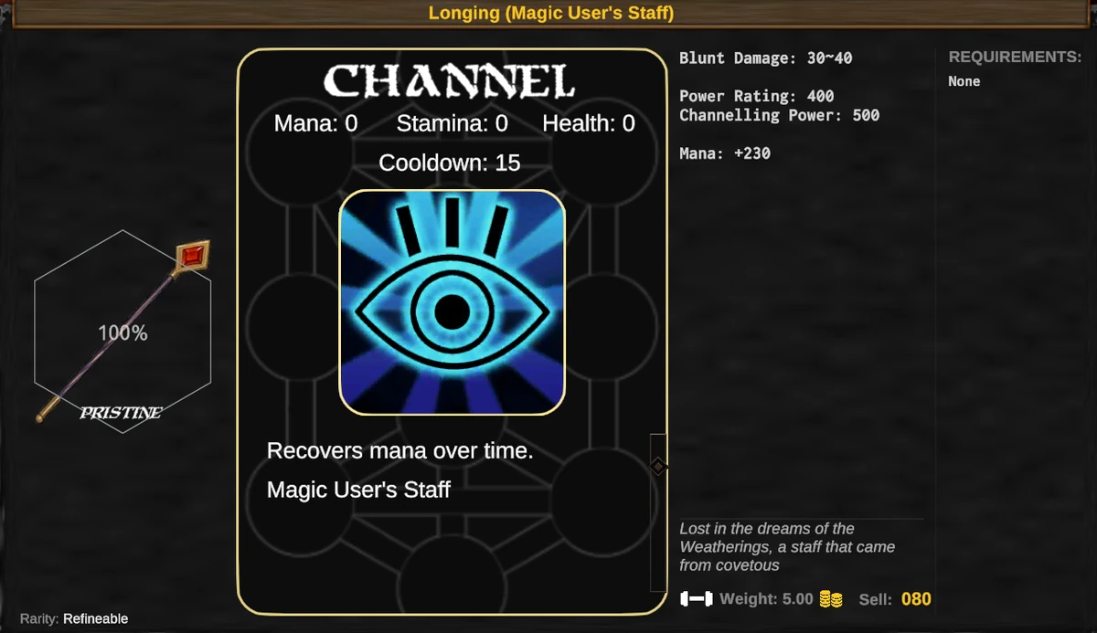 Longing (Magic User's Staff) | The Adventurers Domain Online Wiki | Fandom