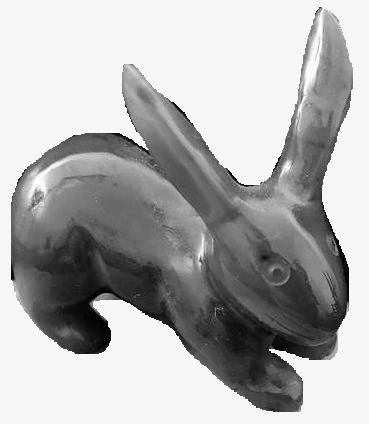 Stone Statue of the Jade Rabbit Running With Mortar and Pestle on His ...