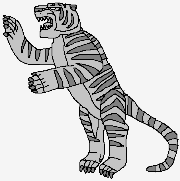 The Stone Fighting Tiger Statue | The Adventures of the Gladiators of ...