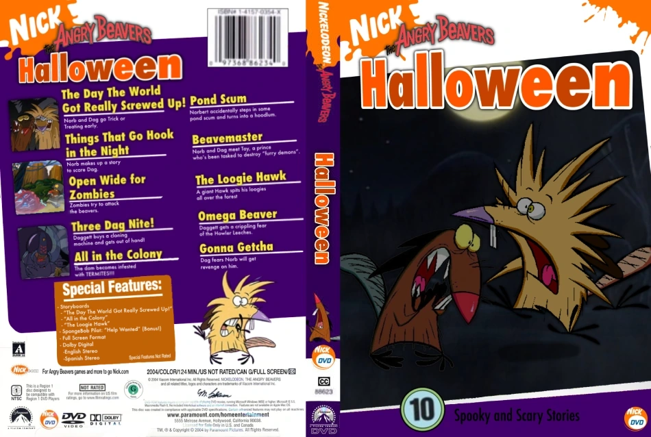 Halloween (DVD) | The Angry Beavers: Rewritten Wiki | Fandom