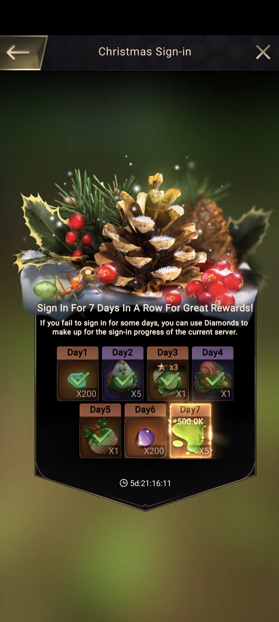 Christmas Sign-In | The Ants: Underground Kingdom Wiki | Fandom