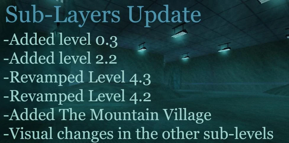 Update Log | The Backrooms: Nowhere Wiki | Fandom