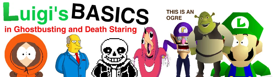 Luigi's Basics in Ghostbusting and Death Staring | The Baldi Modding ...