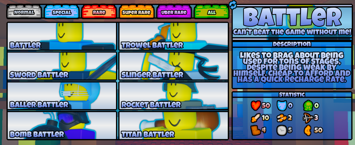 Stats The Battle Bricks Wiki Fandom