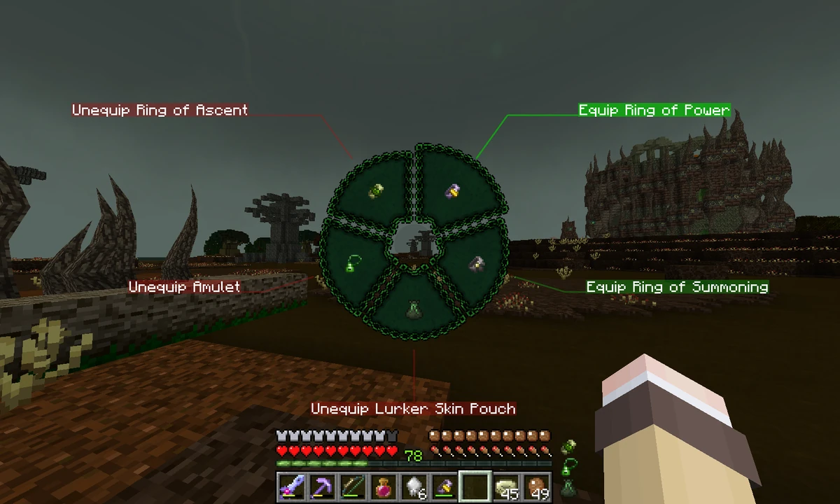 Radial Equipment Menu | The Betweenlands Wiki | Fandom