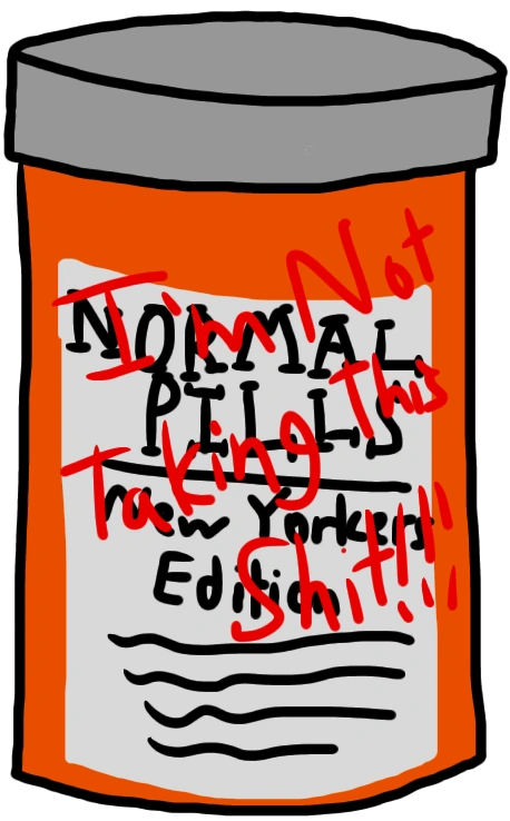 Normal Pills: New Yorkers Edition | The Bloody Choice Game Wiki | Fandom