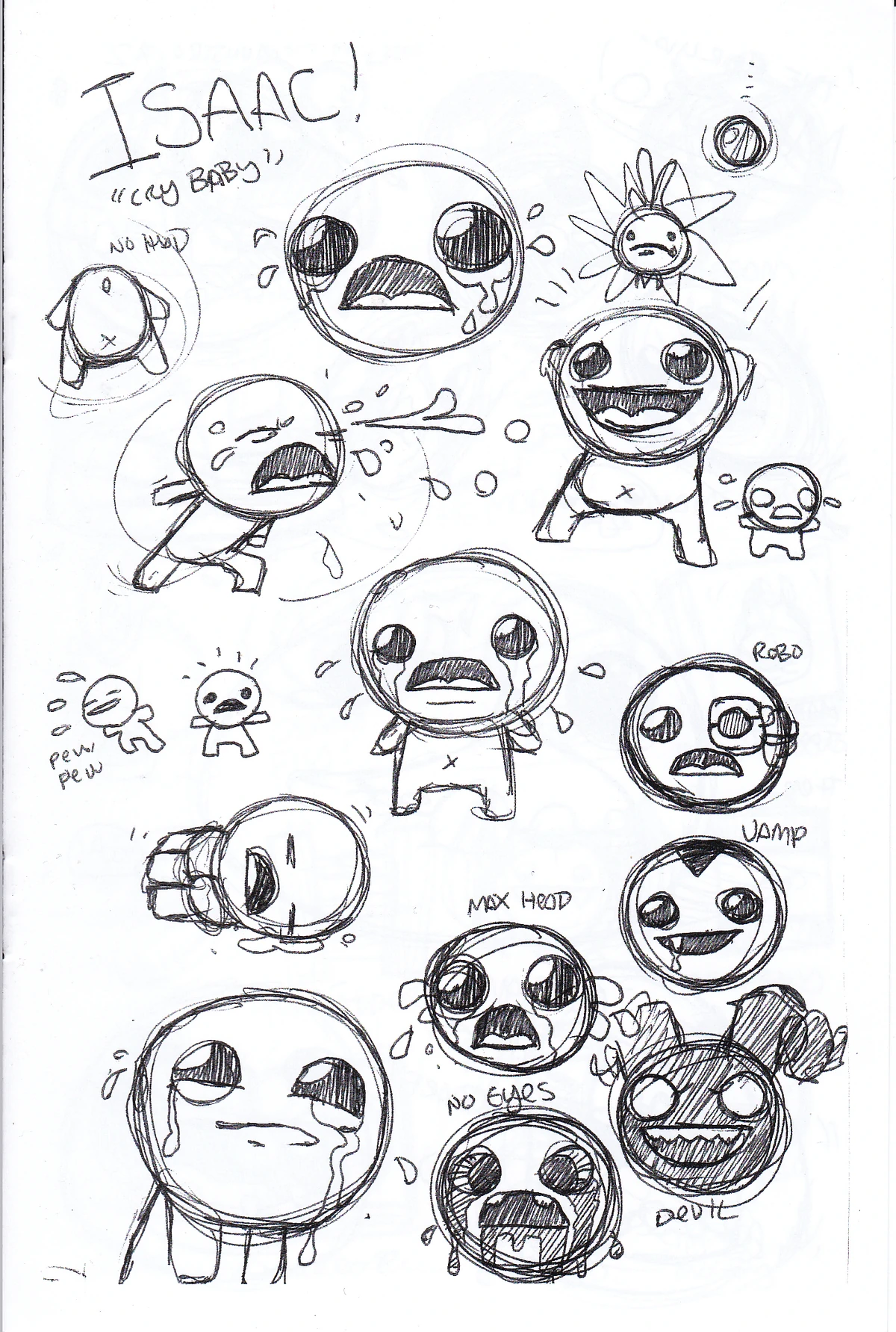 Isaac (Character) | The Binding of Isaac: Rebirth Wiki | Fandom
