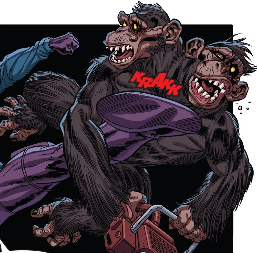 Two-Headed Monkey (MA) | The Brain Strummers Wiki | Fandom