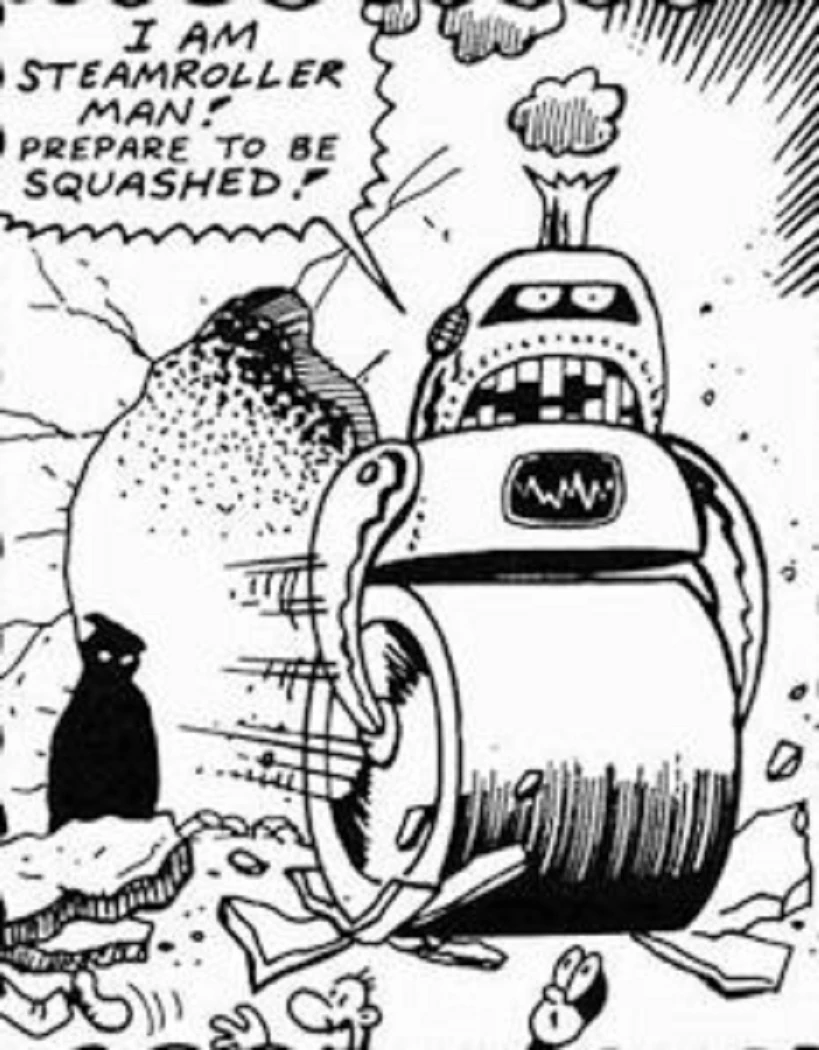 Steamroller Man (MA) | The Brain Strummers Wiki | Fandom