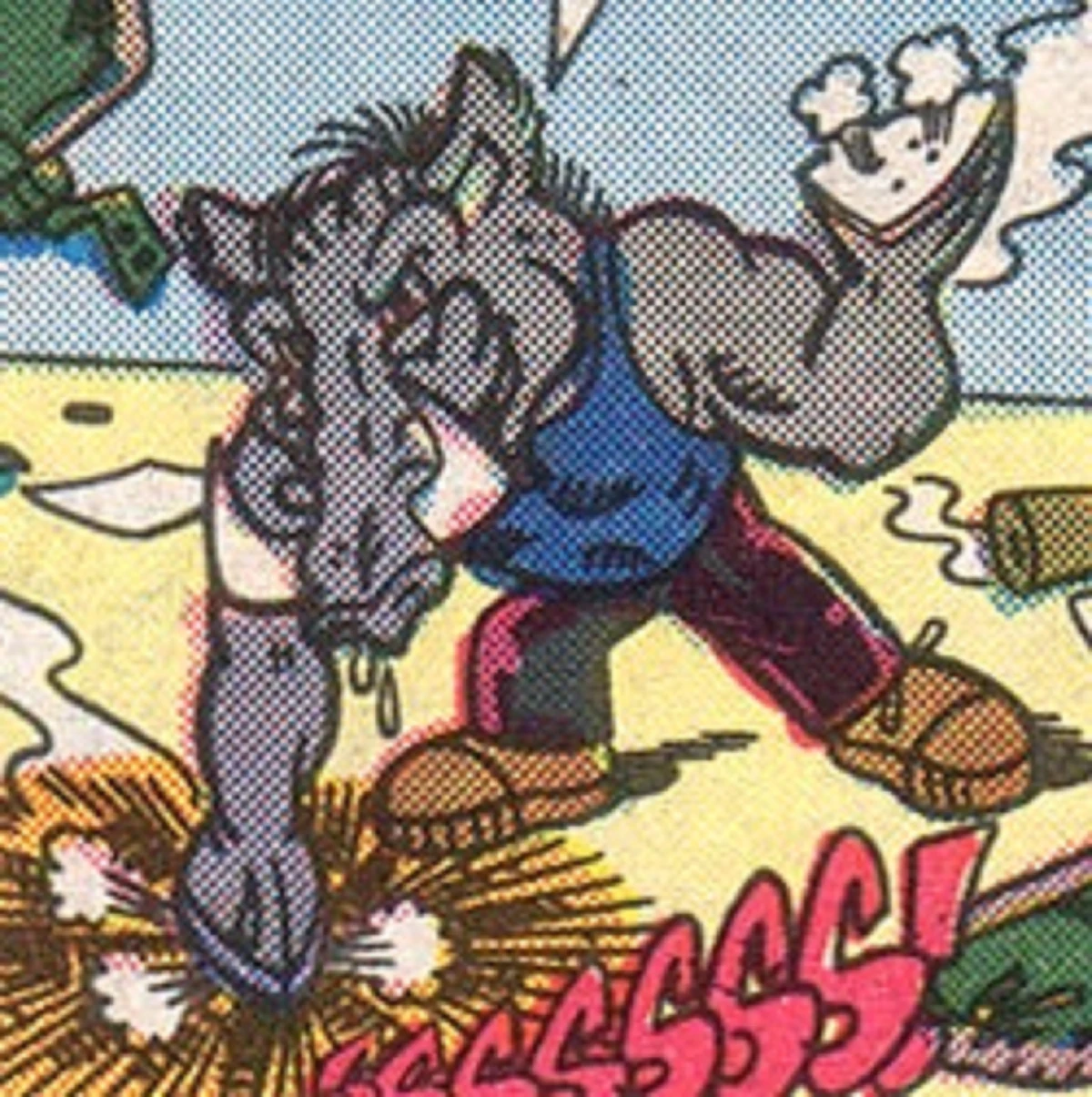 Ironing Boar/Won-Ton Warthog (MA) | The Brain Strummers Wiki | Fandom