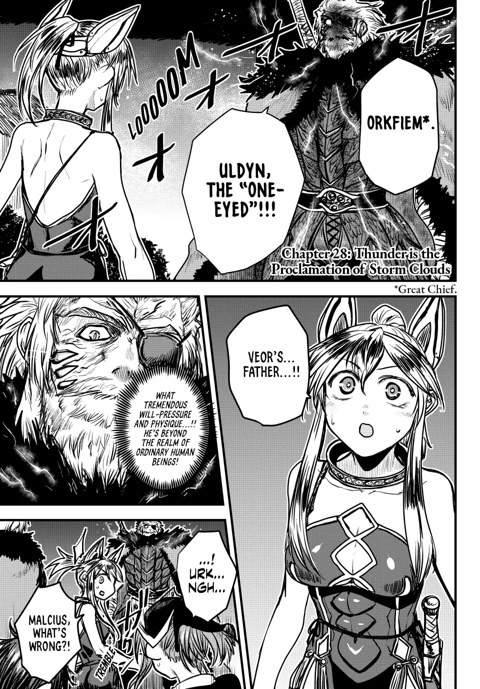 Chapter 28 Thunder Is The Proclamation Of Storm Clouds The Bride Of