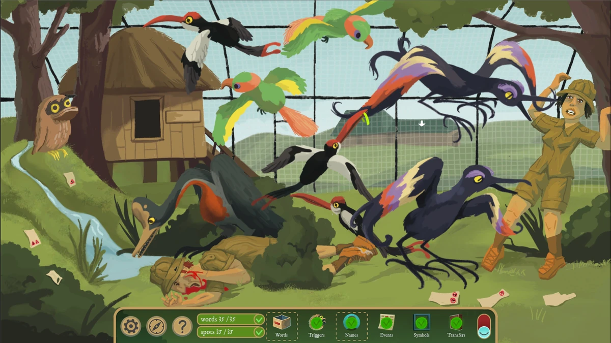 Feathered Frenzy | The Case of the Golden Idol Wiki | Fandom