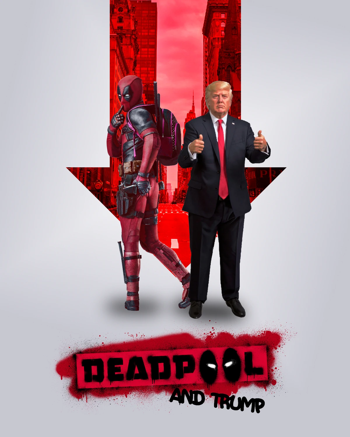 Deadpool & Trump | The Chuckle Nuts Multiverse Wiki | Fandom