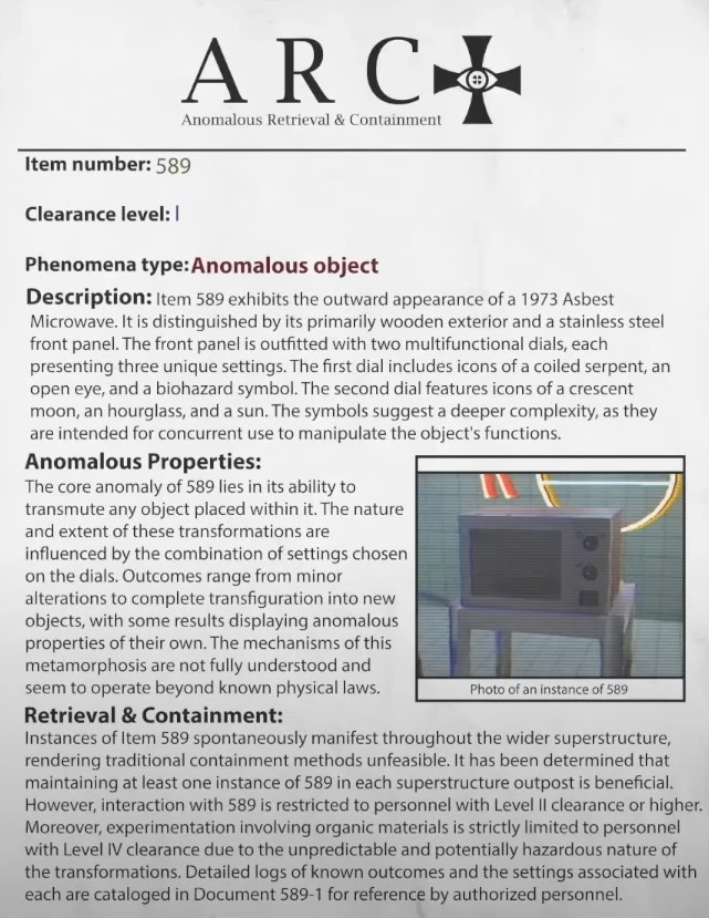 ARC-589 | The Classrooms Wiki | Fandom
