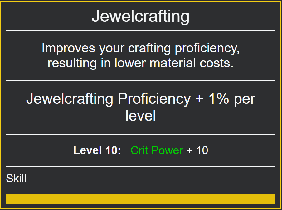 Jewelcrafting | The Climb Wiki | Fandom