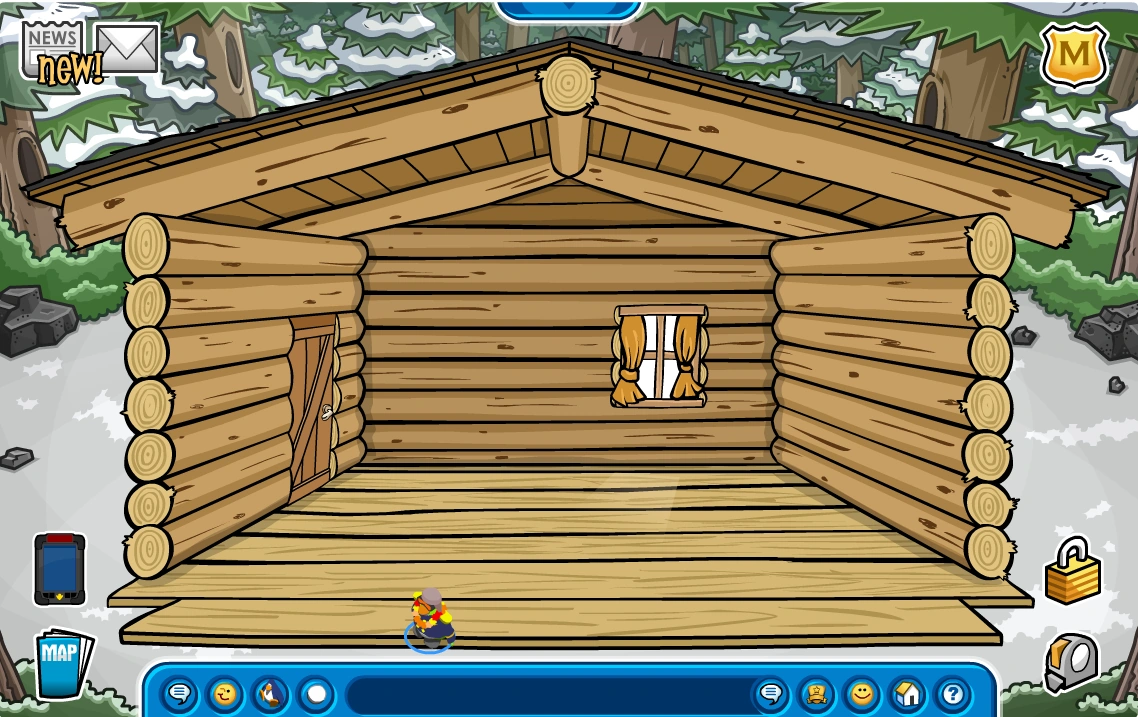 Log Cabin | The Club Penguin Picture Wiki | Fandom