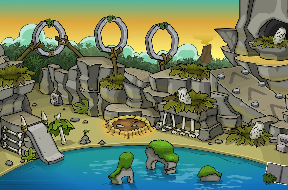 Ptero Town | The Club Penguin Picture Wiki | Fandom