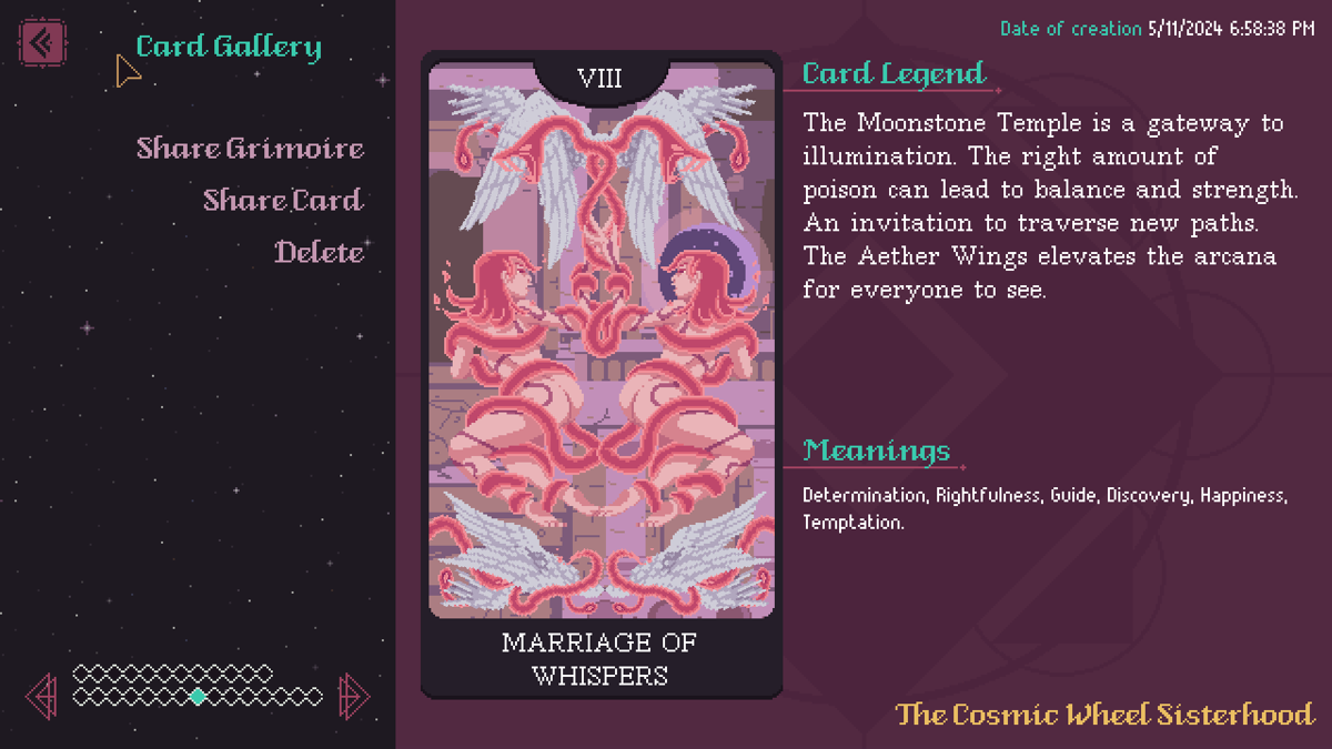Card Gallery | The Cosmic Wheel Sisterhood Wiki | Fandom