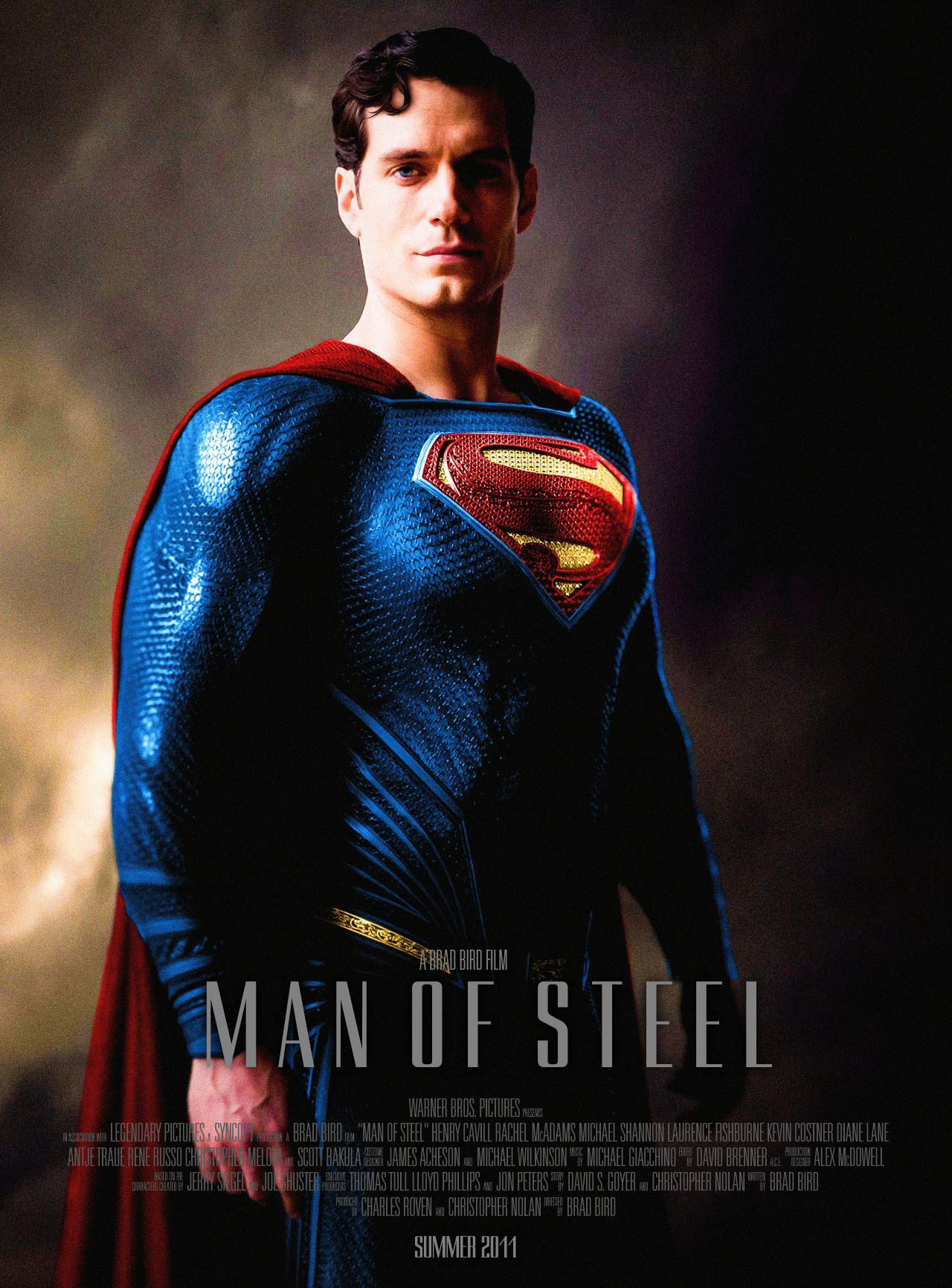 Henry Cavill Man Of Steel Poster