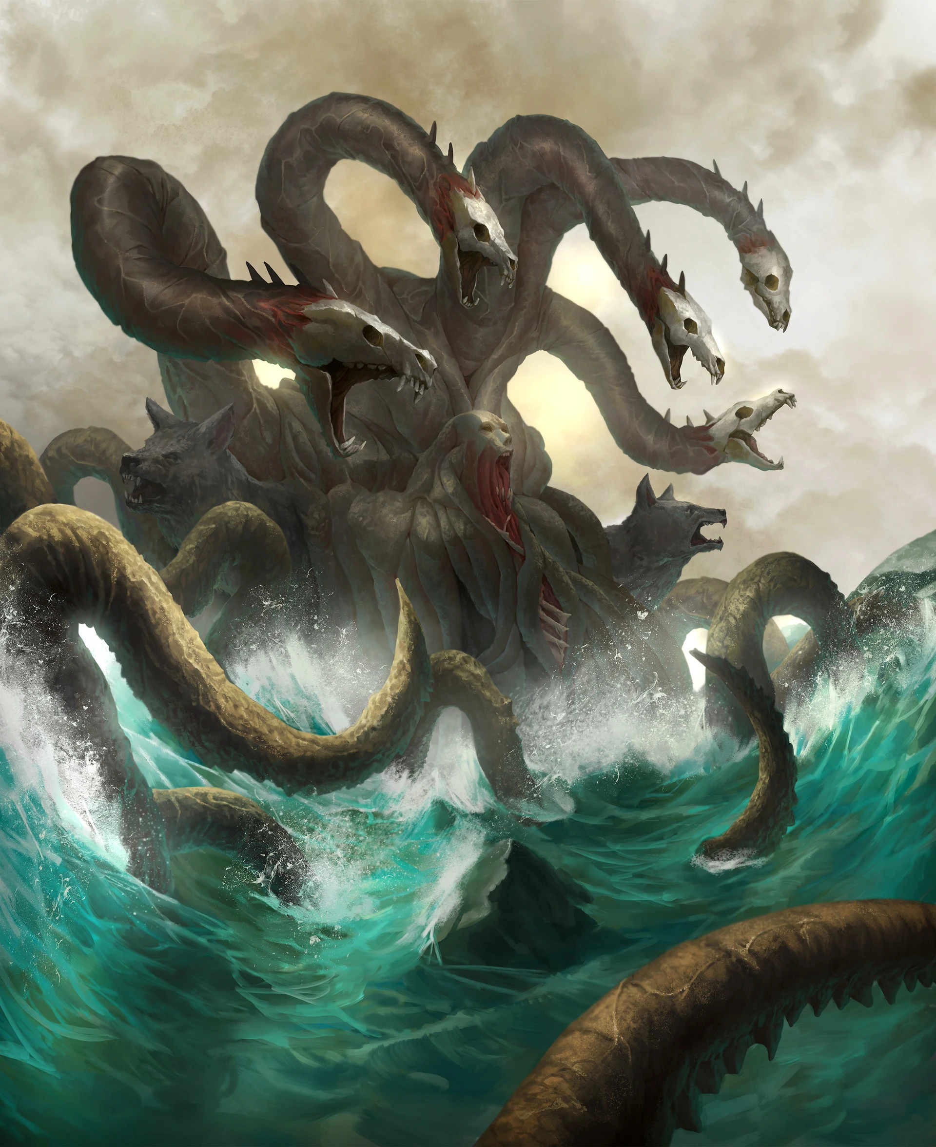 Charybdis And Scylla Drawings