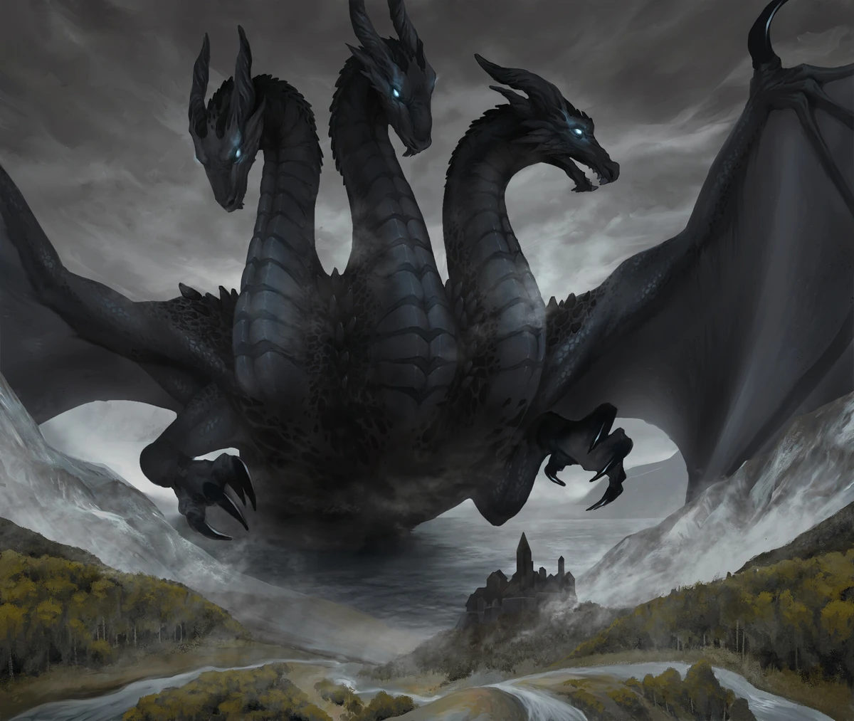 Demonic Black Dragon