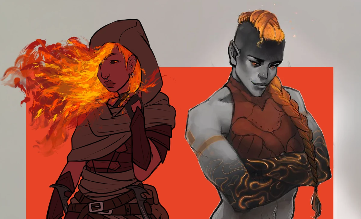 Emberline and Cinderra | The Descent - D&D Wiki | Fandom