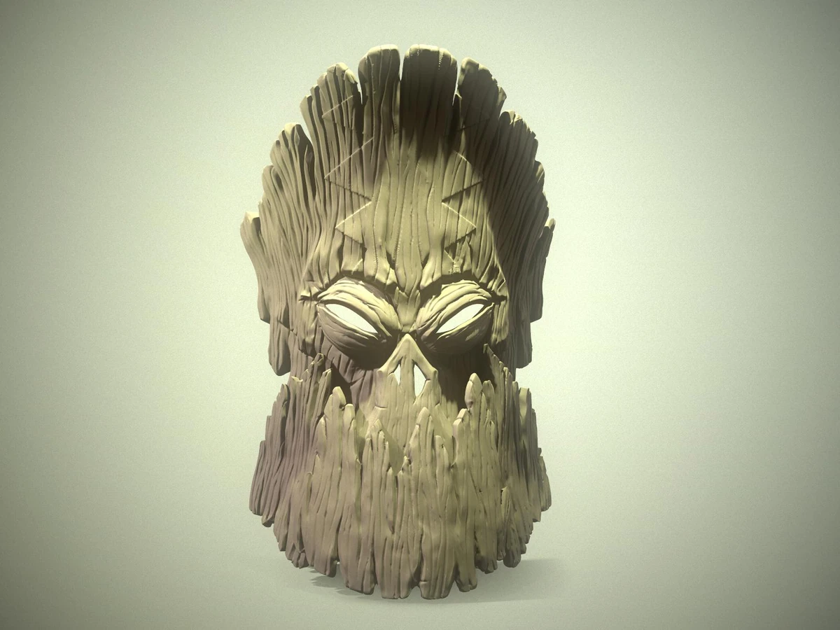 Wood mask of Bovak | The Dire Lands Wiki | Fandom