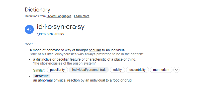 Idiosyncrasy | Dramas Wiki | Fandom