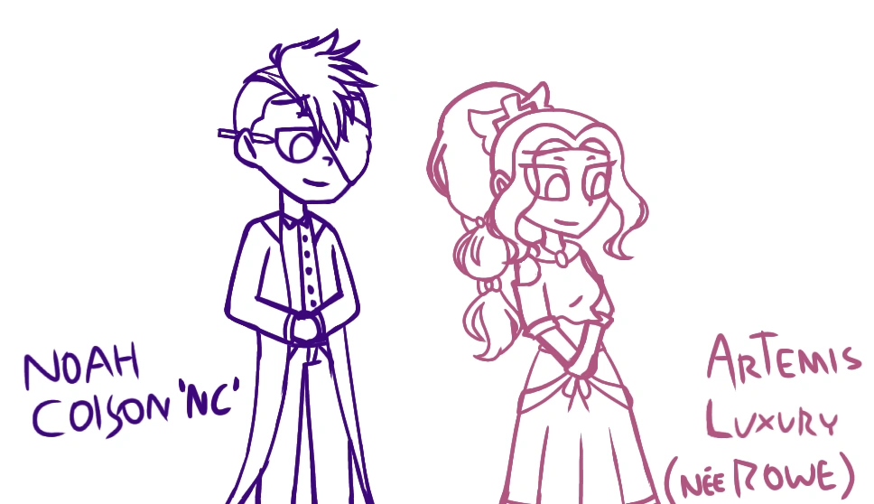 Noah Colson and Artemis Flintridge | The Elaine and Melly show Wiki ...