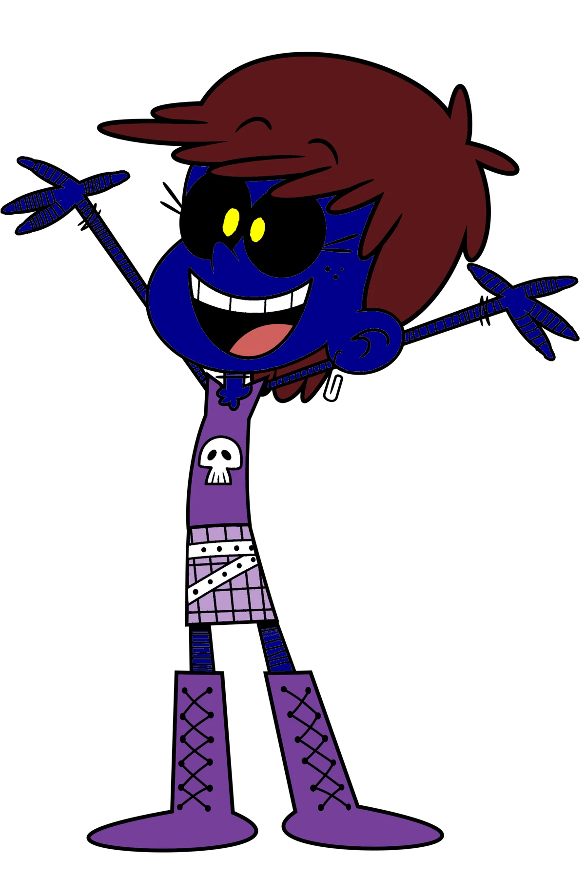 Dark Dry Giga Luna Loud | The Elemental Loud House Characters Wiki | Fandom