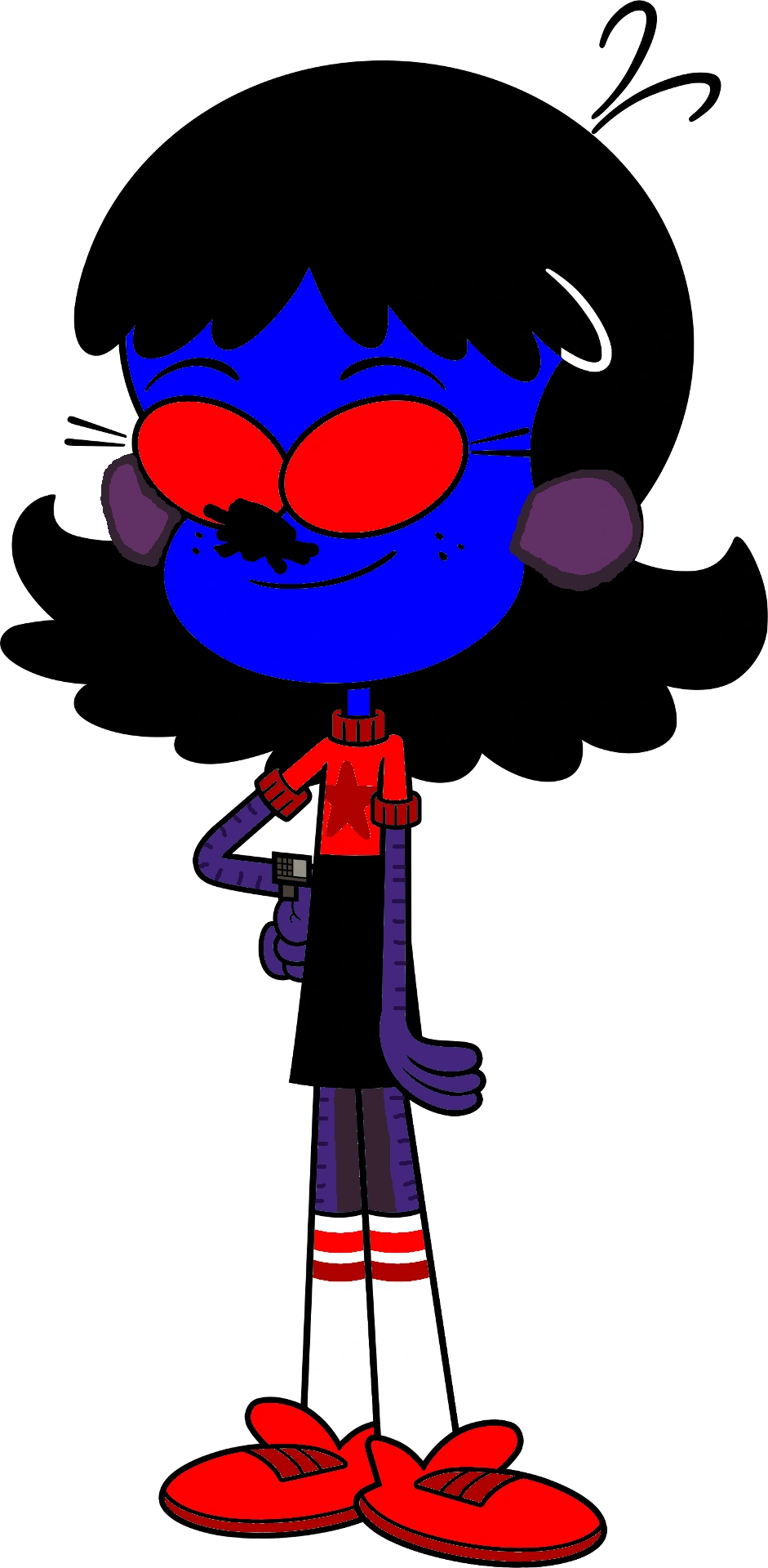 Dark Cat Stella Zhau | The Elemental Loud House Characters Wiki | Fandom