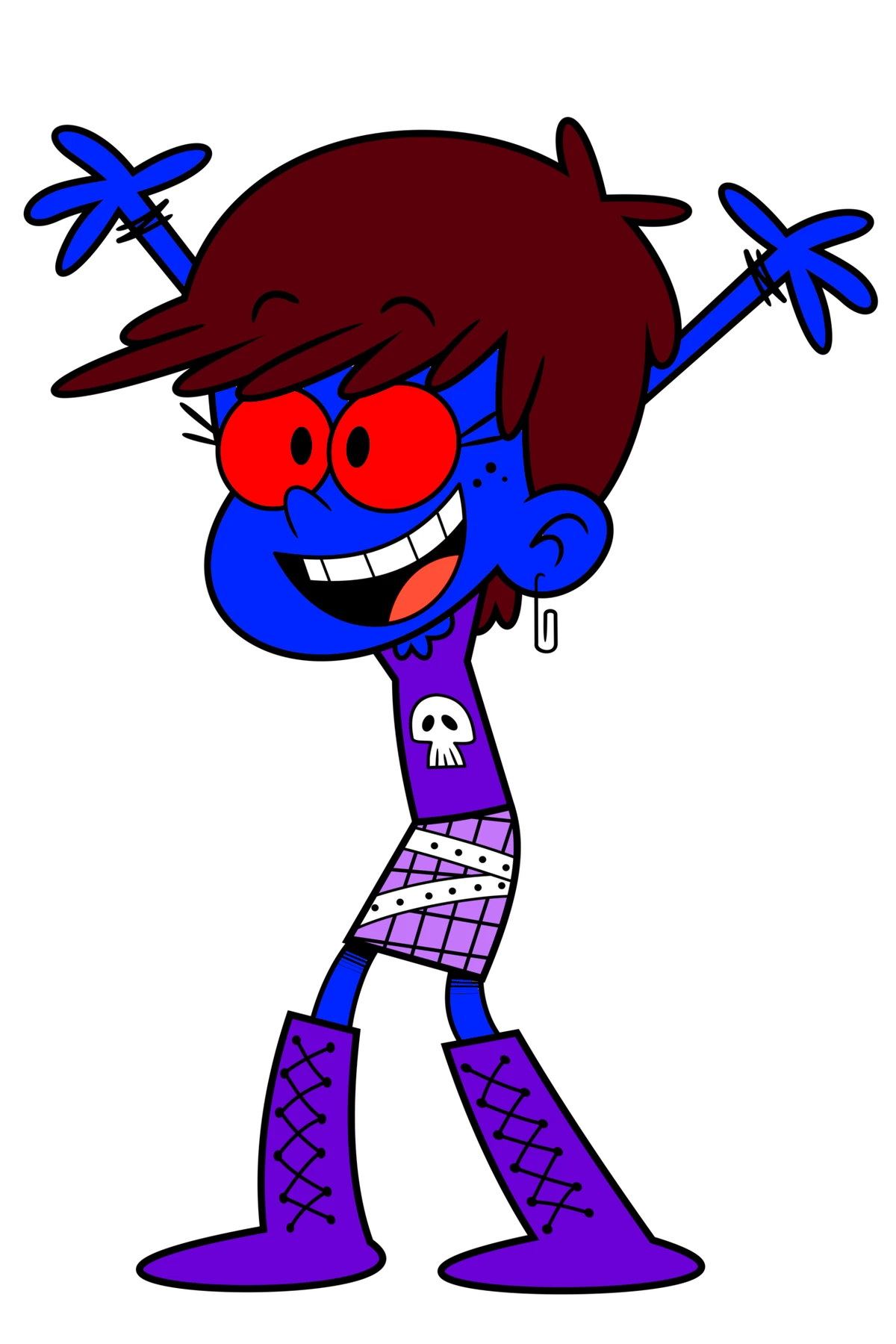 Dark Giga Luna Loud | The Elemental Loud House Characters Wiki | Fandom