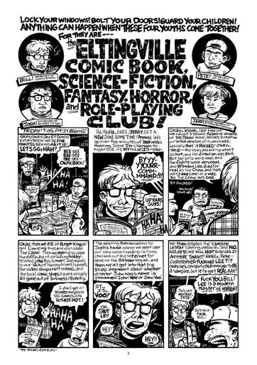 The Eltingville Comic Book, Science-Fiction, Fantasy, Horror and Role ...