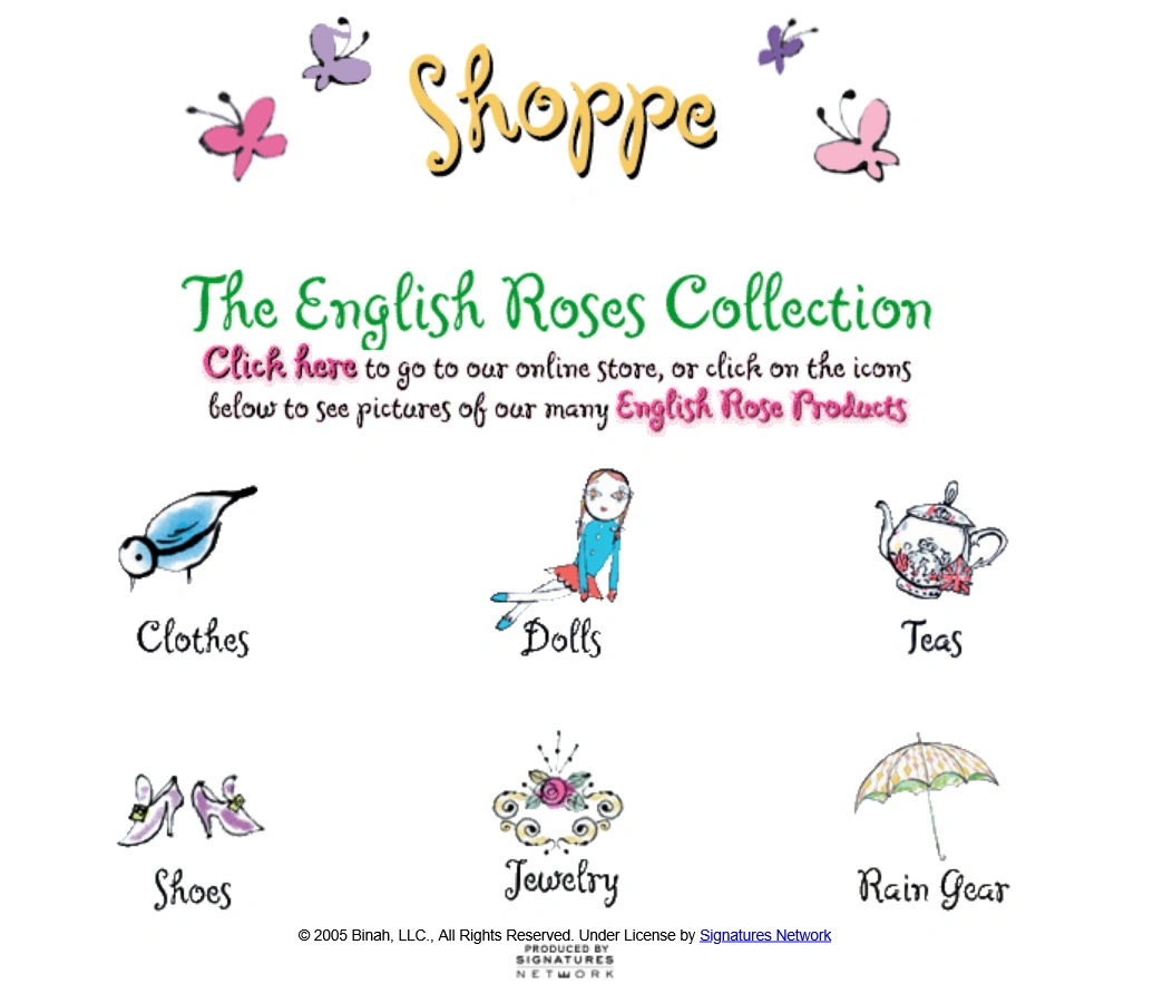 Merchandise | The English Roses Wiki | Fandom