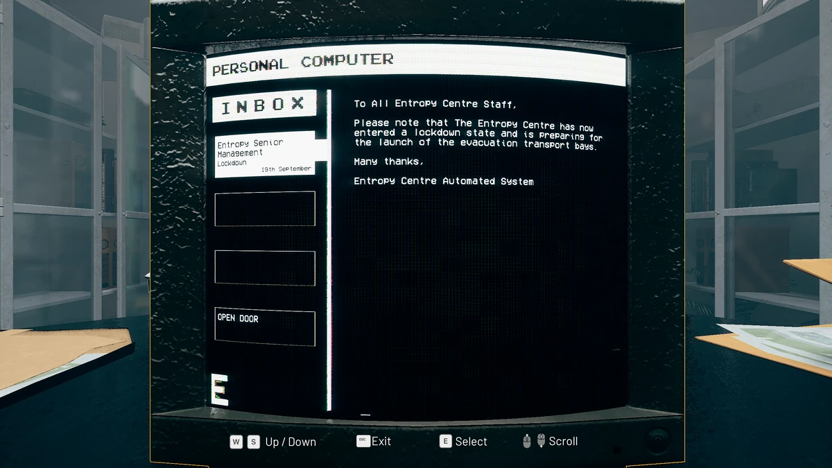 Intel 66 - Lockdown | The Entropy Centre Wiki | Fandom
