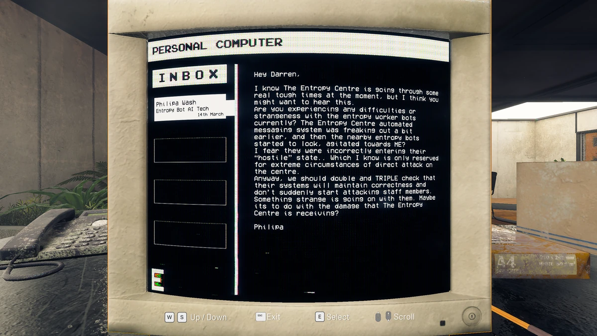Intel 45 - Entropy Bot AI Tech | The Entropy Centre Wiki | Fandom