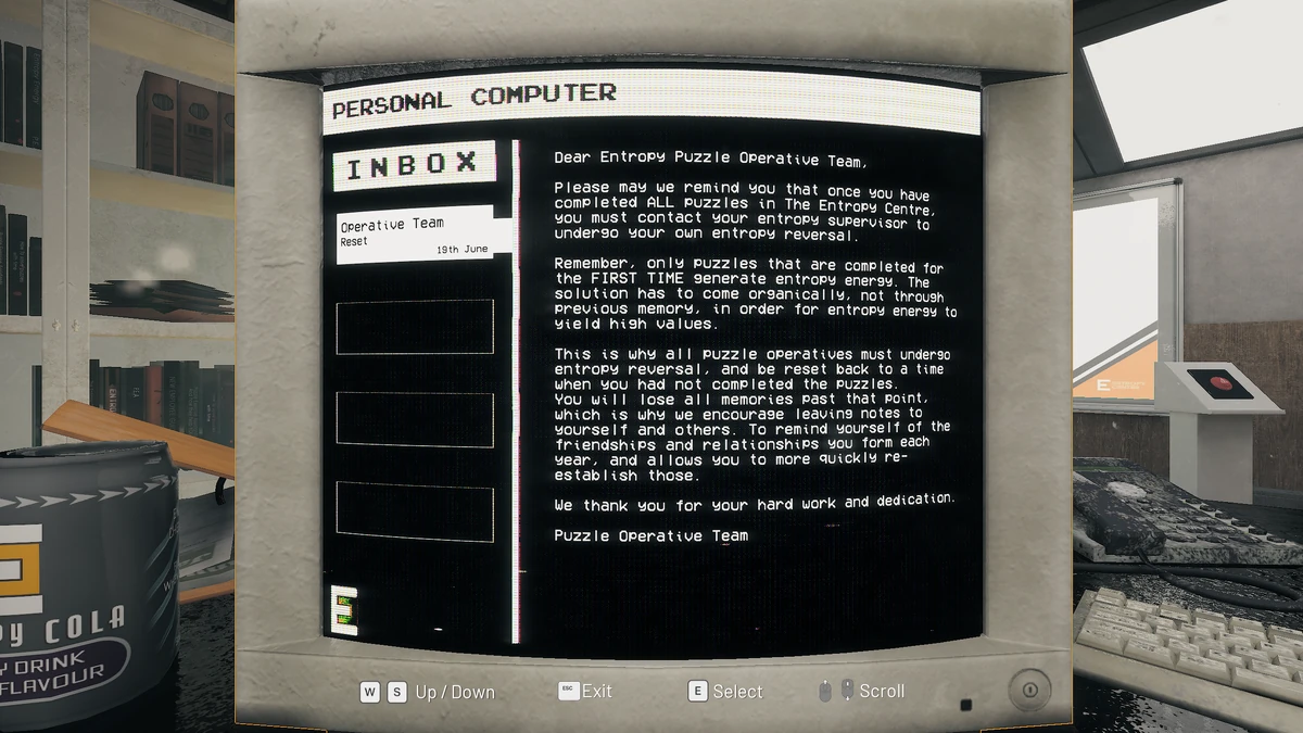 Intel 26 - Reset | The Entropy Centre Wiki | Fandom