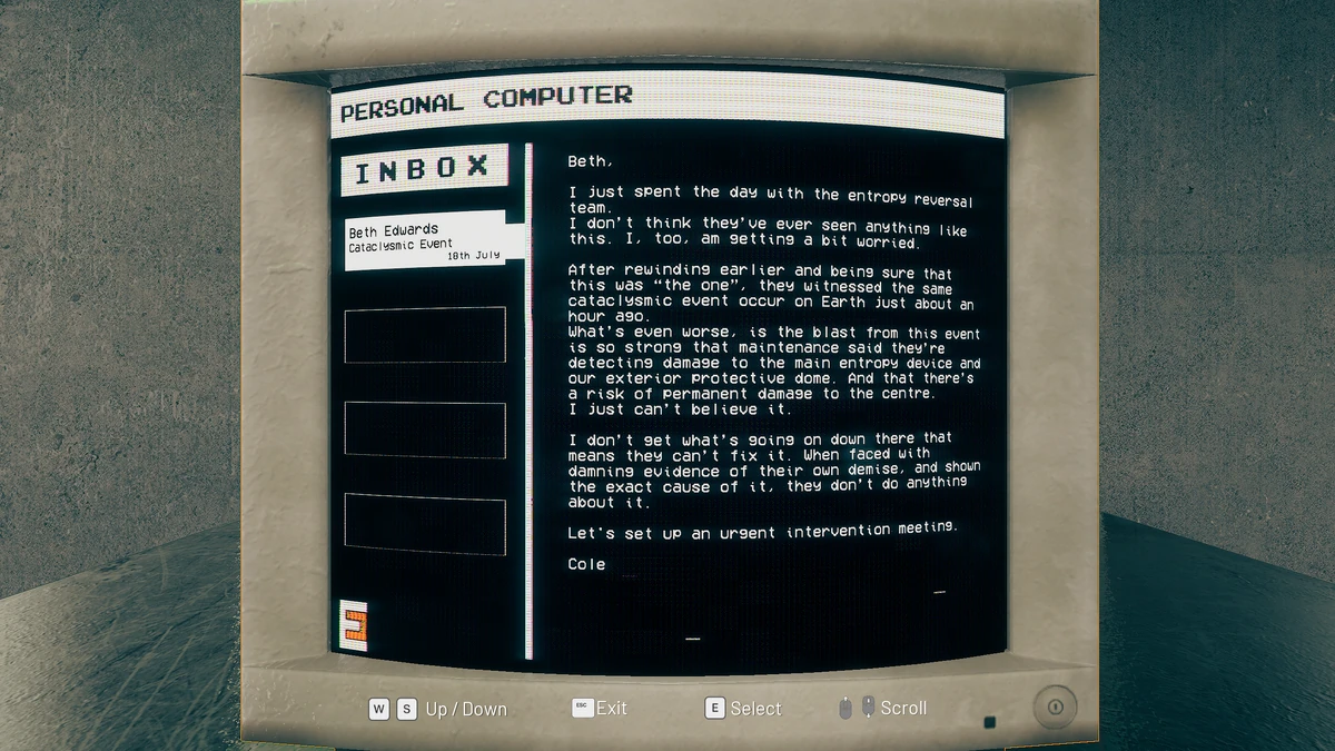 Intel 52 - Cataclysmic Event | The Entropy Centre Wiki | Fandom