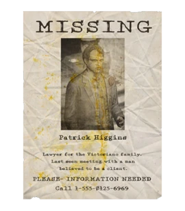 Missing Person Posters/Patrick | The Evil Within Wiki | Fandom