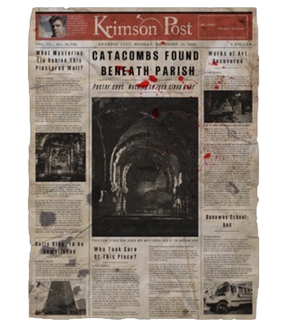 Newspapers/Catacombs Found | The Evil Within Wiki | Fandom
